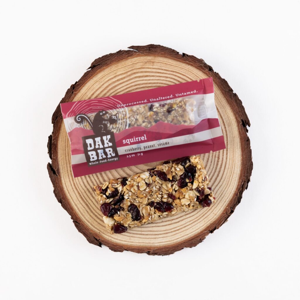 Squirrel Bar - Dak Bar | Gourmet Handcrafted Energy Bars in the Adirondacks